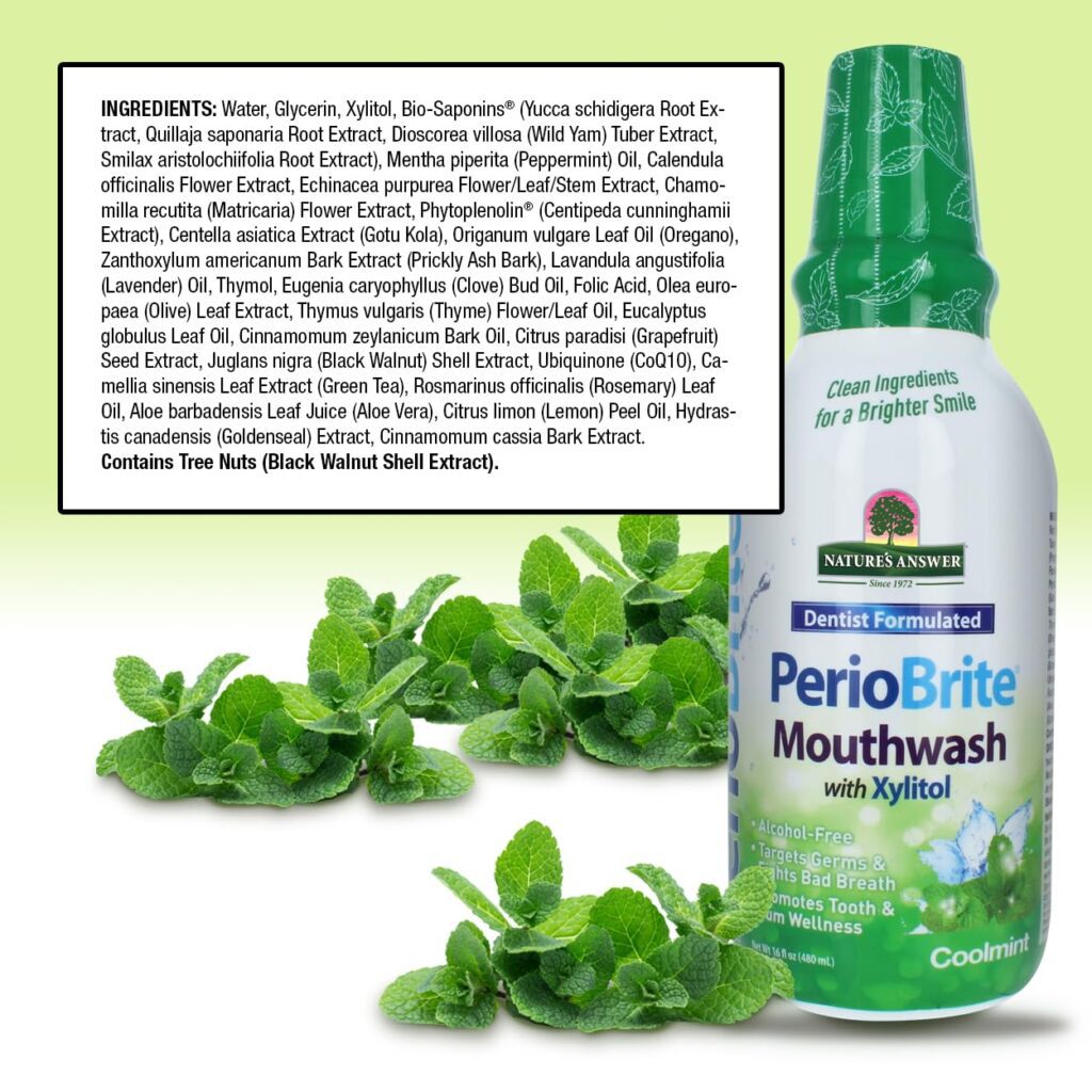 PerioClear Mouthwash - PerioClear Organic Alcohol Free Mouthwash