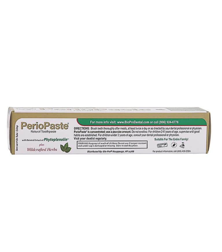 PerioPaste Natural Toothpaste, Fluoride-free, Preservative-free toothpaste