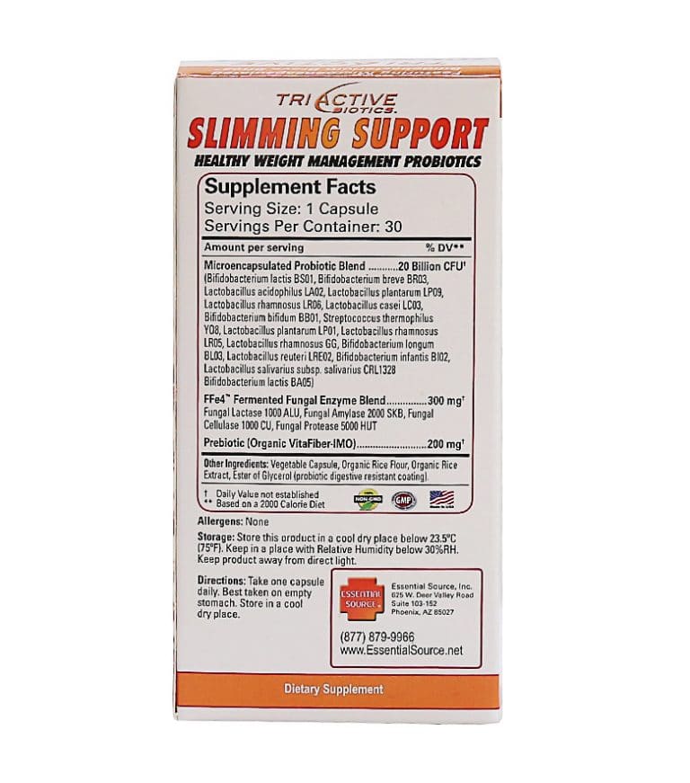 TriActive Slimming Support ProBiotic - Nutritional Solutions LLC